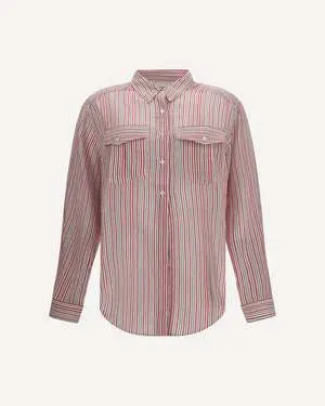 MARANT ETOILE Striped Cotton Shirt