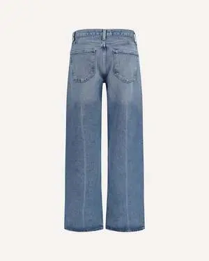 AGOLDE Wide-leg Creased Jeans