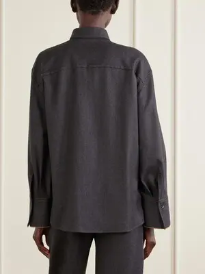 Brunello Cucinelli Oversized Wool Shirt