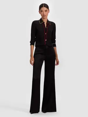 Alice + Olivia X Grateful Dead Willa Silk Blouse