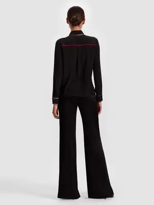 Alice + Olivia X Grateful Dead Willa Silk Blouse