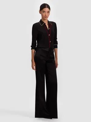 Alice + Olivia X Grateful Dead Willa Silk Blouse