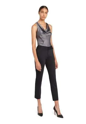 Alice + Olivia Stacey Slim Trousers - Black