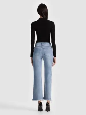 Alice + Olivia Keenan Long Sleeve Polo Bodysuit