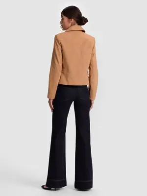 Alice + Olivia Logan Suede Coat