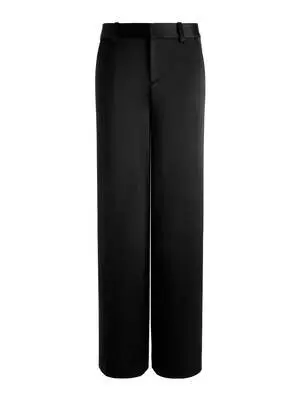 Alice + Olivia Stu Wide Leg Trousers - Black