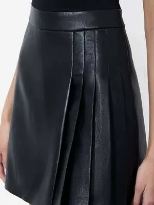 Alice + Olivia Chara Vegan Leather Mini Dress