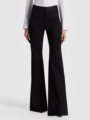 Alice + Olivia Andrew Flare Pant - Black