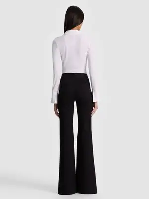 Alice + Olivia Andrew Flare Pant - Black