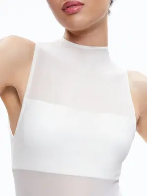 Alice + Olivia Nichol Bodysuit - Ecru