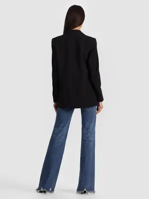 Alice + Olivia Denny Boyfriend Blazer - Black