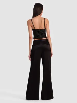Alice + Olivia Nina Embellished Bustier Top