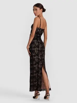 Alice + Olivia Carissa Lace Maxi Dress