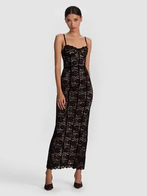 Alice + Olivia Carissa Lace Maxi Dress