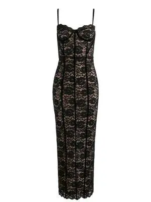 Alice + Olivia Carissa Lace Maxi Dress