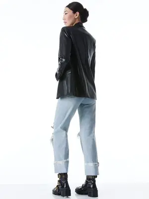 Alice + Olivia Denny Vegan Blazer