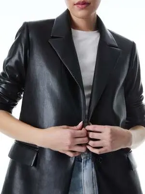 Alice + Olivia Denny Vegan Blazer