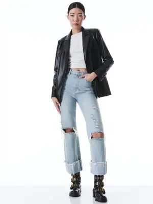 Alice + Olivia Denny Vegan Blazer