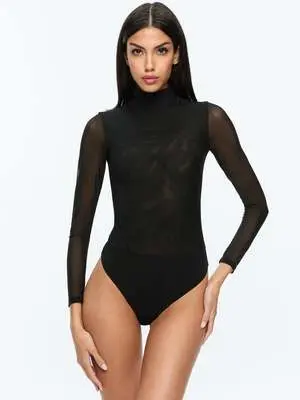 Alice + Olivia Clarinda Bodysuit - Black