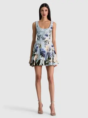 Alice + Olivia Estrella Mini Dress - Fly Away