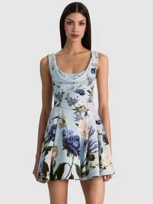 Alice + Olivia Estrella Mini Dress - Fly Away