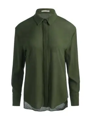 Alice + Olivia Dimitra Oversized Button-down Shirt With Classic Collar And High-low Hem