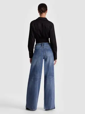 Alice + Olivia Edie Corset Top - Black