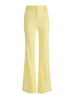Alice + Olivia Lula Linen Flare Pant