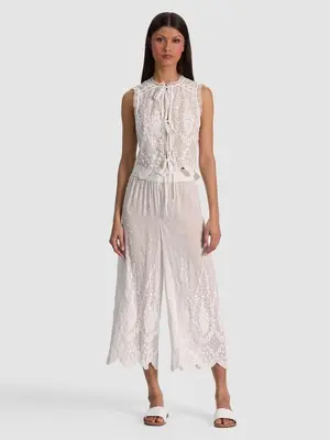 Alice + Olivia Elba Pull-on Ankle Pants