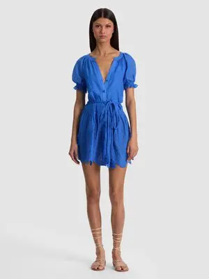 Alice + Olivia Thalia Tunic Dress - Blue Iris