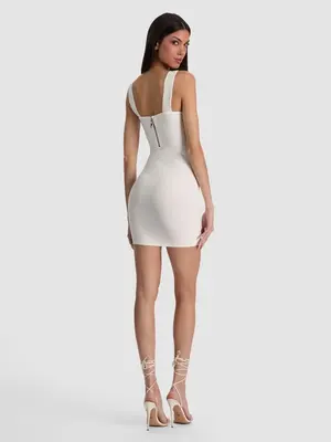 Alice + Olivia Jodie Bandage Mini Dress