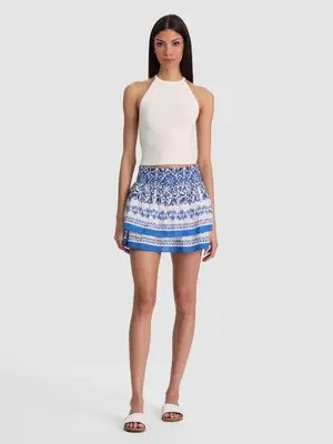 Alice + Olivia Bethie Ruffle Mini Skort