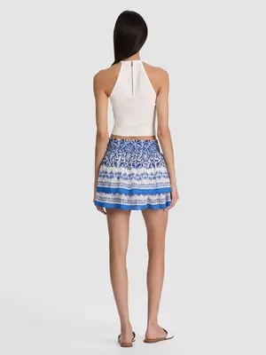 Alice + Olivia Bethie Ruffle Mini Skort