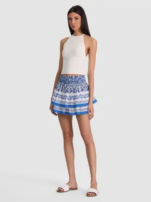 Alice + Olivia Bethie Ruffle Mini Skort