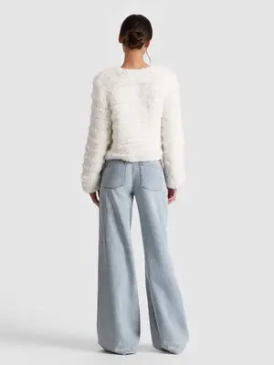 Alice + Olivia Fawn Faux Fur Jacket