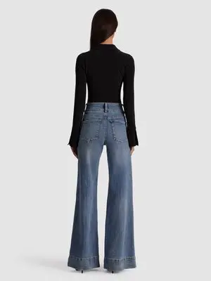 Alice + Olivia Freya Button-down Bodysuit - Black