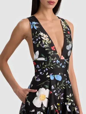 Alice + Olivia Lila Structured Ballgown