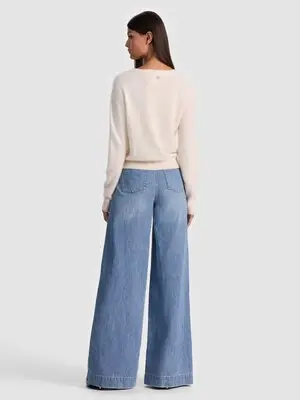 Alice + Olivia Carolee Cashmere Pullover