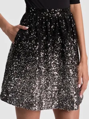 Alice + Olivia Chara Embellished Mini Dress