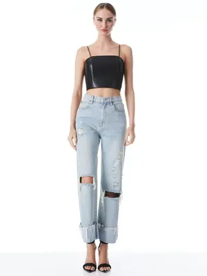 Alice + Olivia Pearle Vegan Bustier