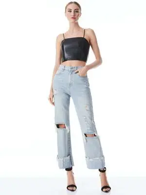 Alice + Olivia Pearle Vegan Bustier