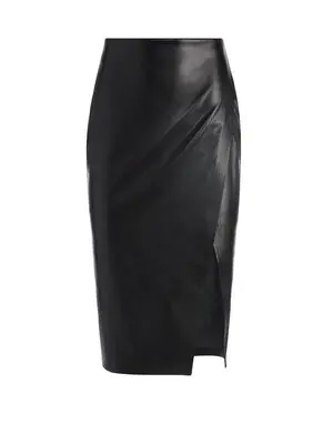 Alice + Olivia Siobhan Vegan Midi Skirt