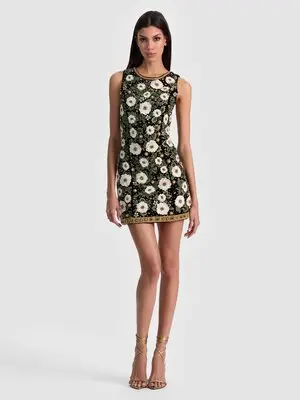 Alice + Olivia Lindsey Embellished Gown
