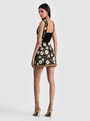 Alice + Olivia Lindsey Embellished Gown