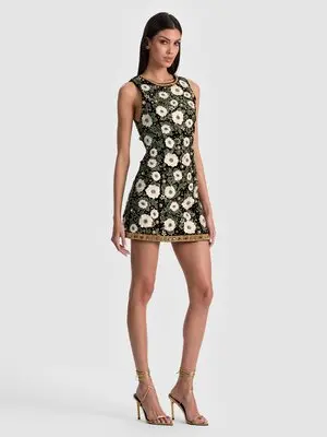 Alice + Olivia Lindsey Embellished Gown
