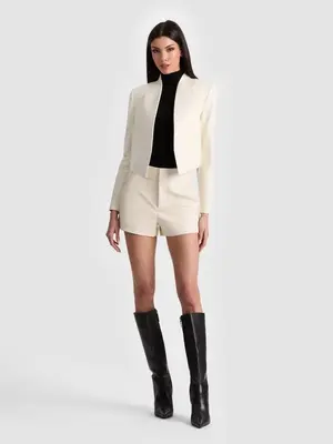 Alice + Olivia Harvey Leather Jacket