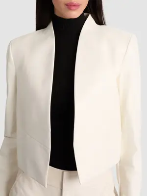Alice + Olivia Harvey Leather Jacket