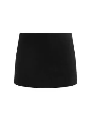 Alice + Olivia Mace Suede Mini Skort