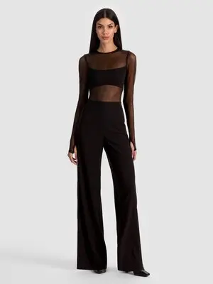 Alice + Olivia Nichol Jumpsuit - Black