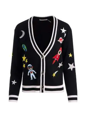 Alice + Olivia Bradley Space Staceface Cardigan